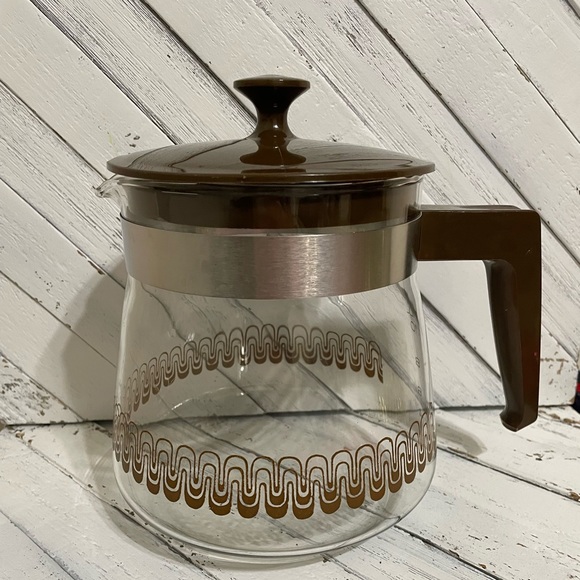 Kitchen | Vintage 1 Cup Coffee Pot Carafe Brown | Poshmark